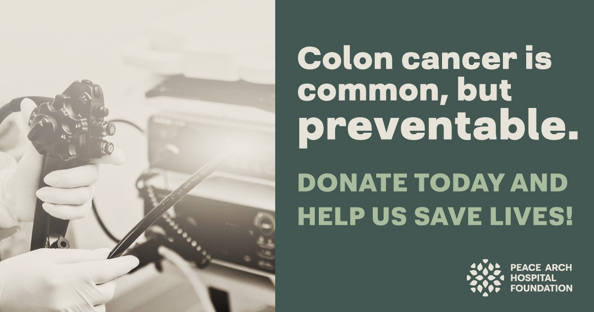 Colon cancer is common, but preventable. Donate now and help save lives